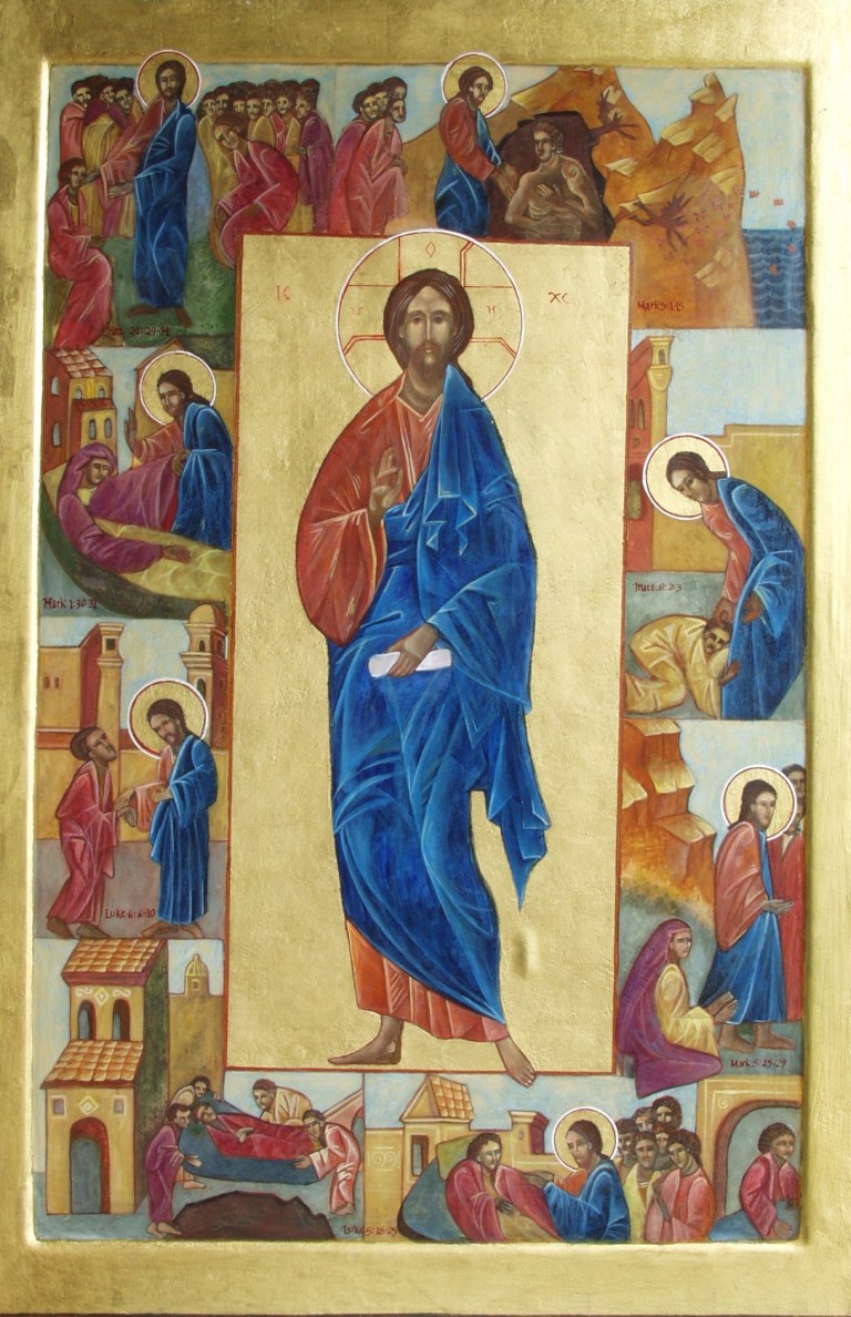 Christ the Healer icon, details. 064 – American Association of ...